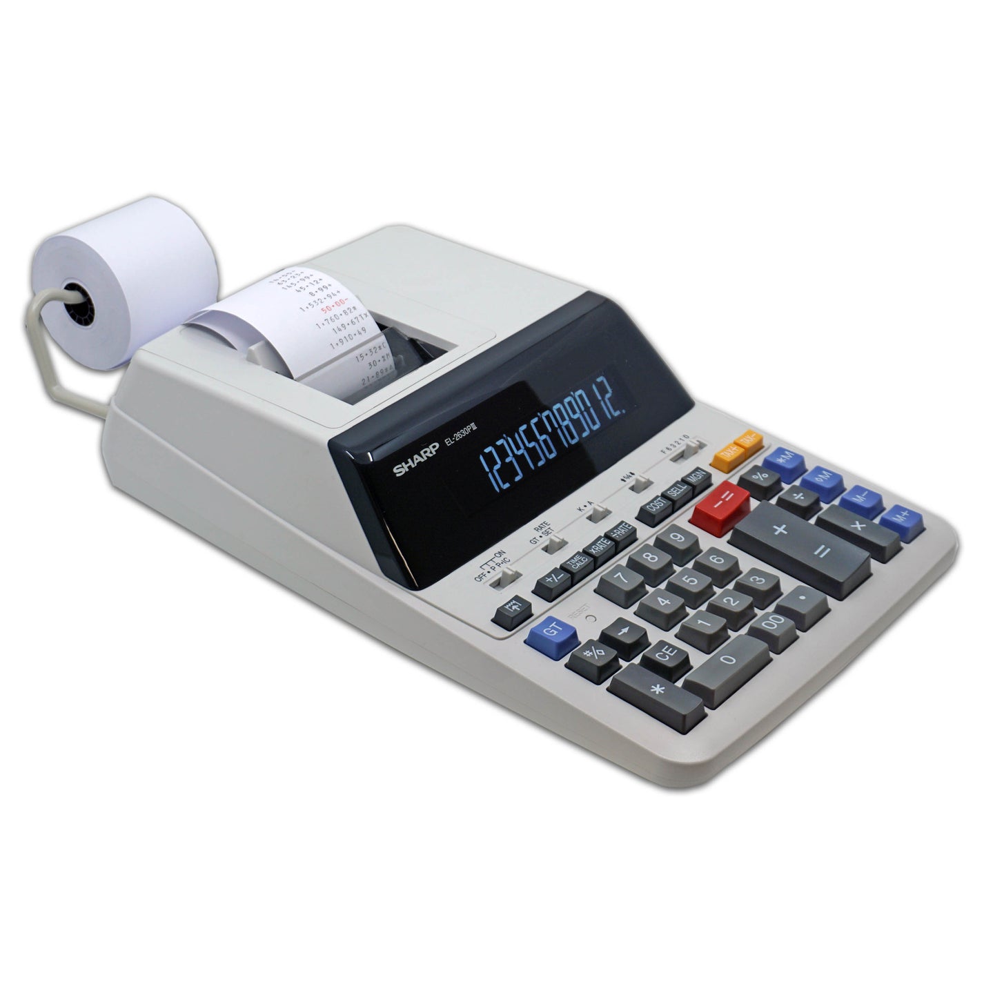12 Digit Commercial Printing Calculator (EL-2630PIII) – sharpcalculators