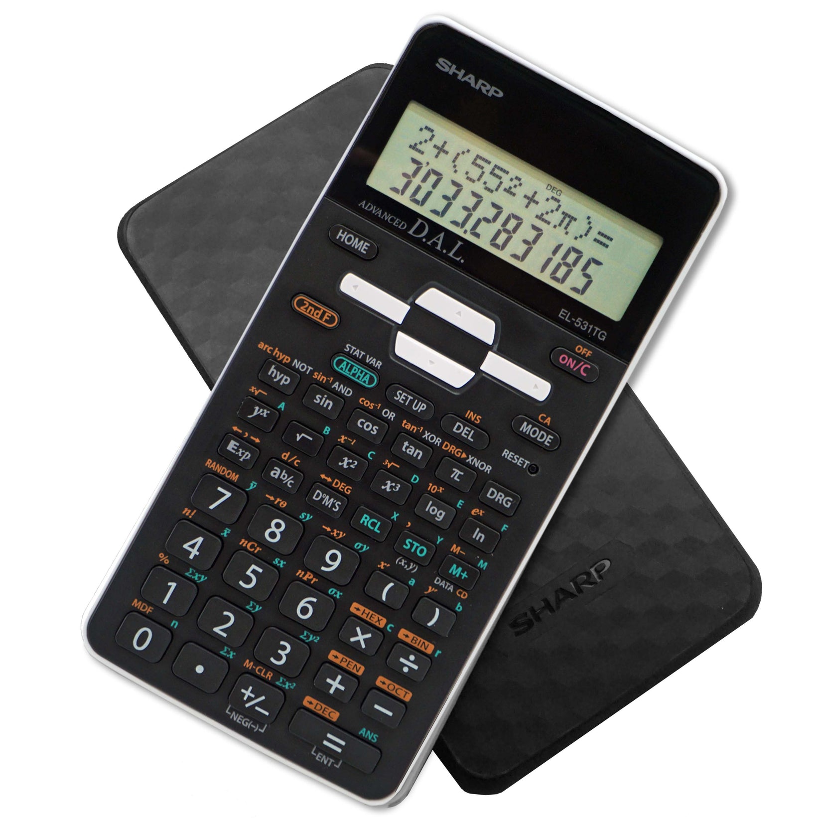 Scientific Calculator with 2 Line Display (EL-531TGBBW) – sharpcalculators