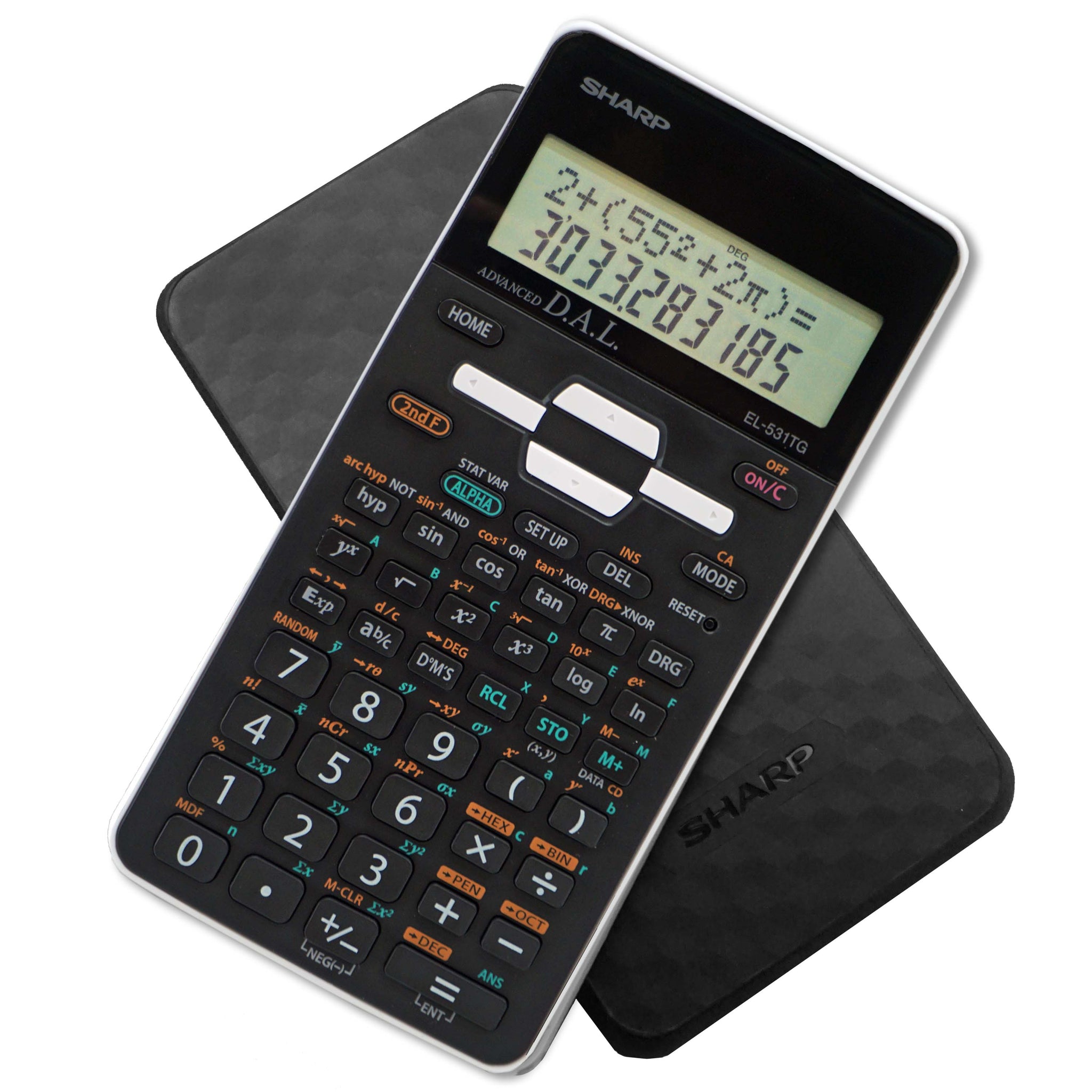 Scientific Calculator with 2 Line Display (EL-531TGBBW) – sharpcalculators