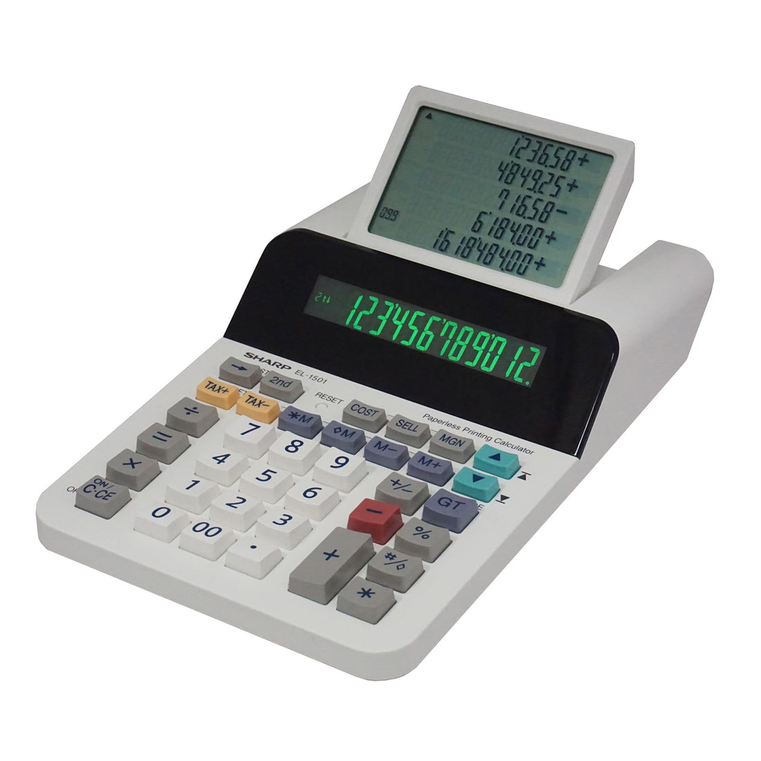 12 Digit Compact Paperless Printing Calculator (EL-1501) – sharpcalculators