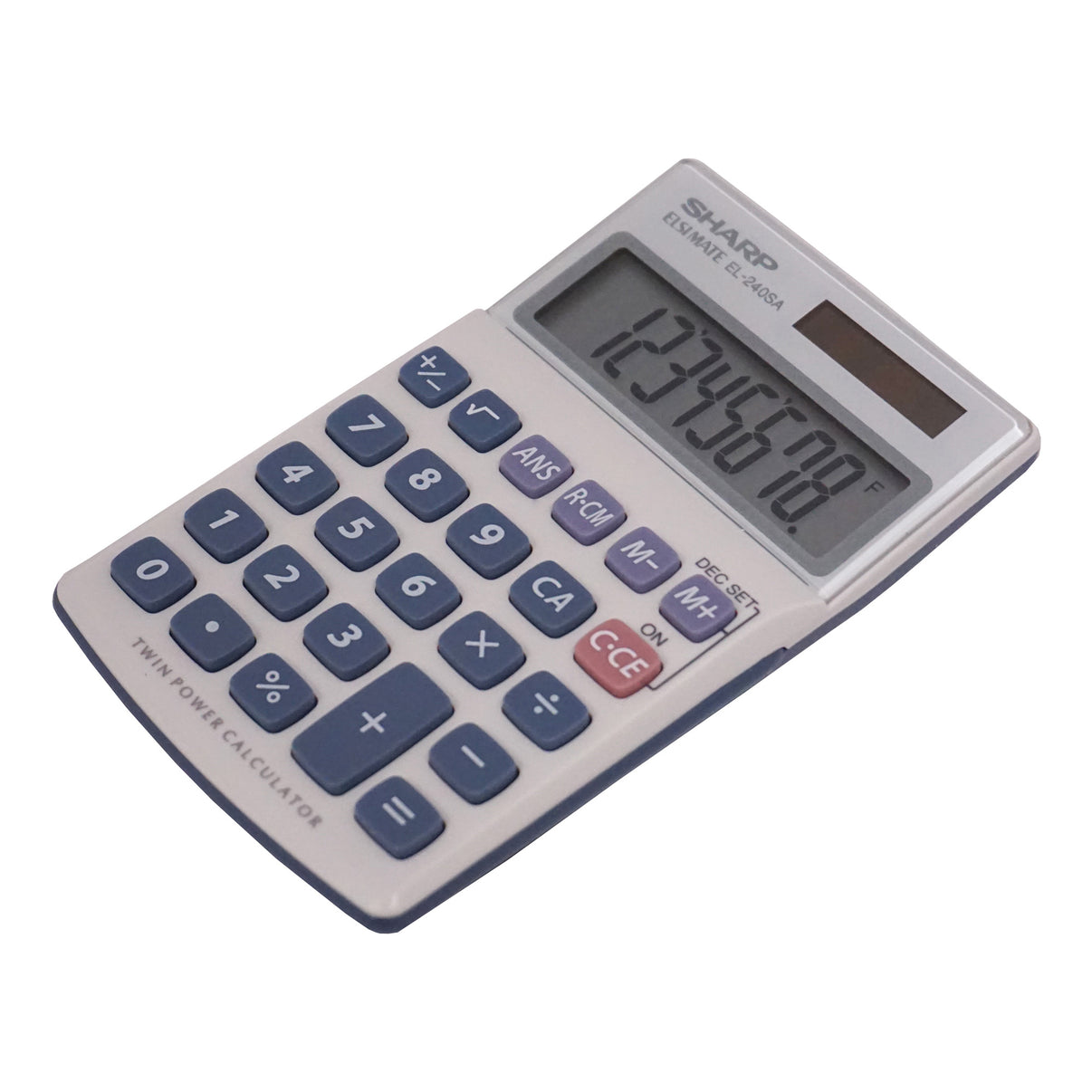 8 Digit Handheld Calculator with Last Call Answer Function (EL-240SAB ...