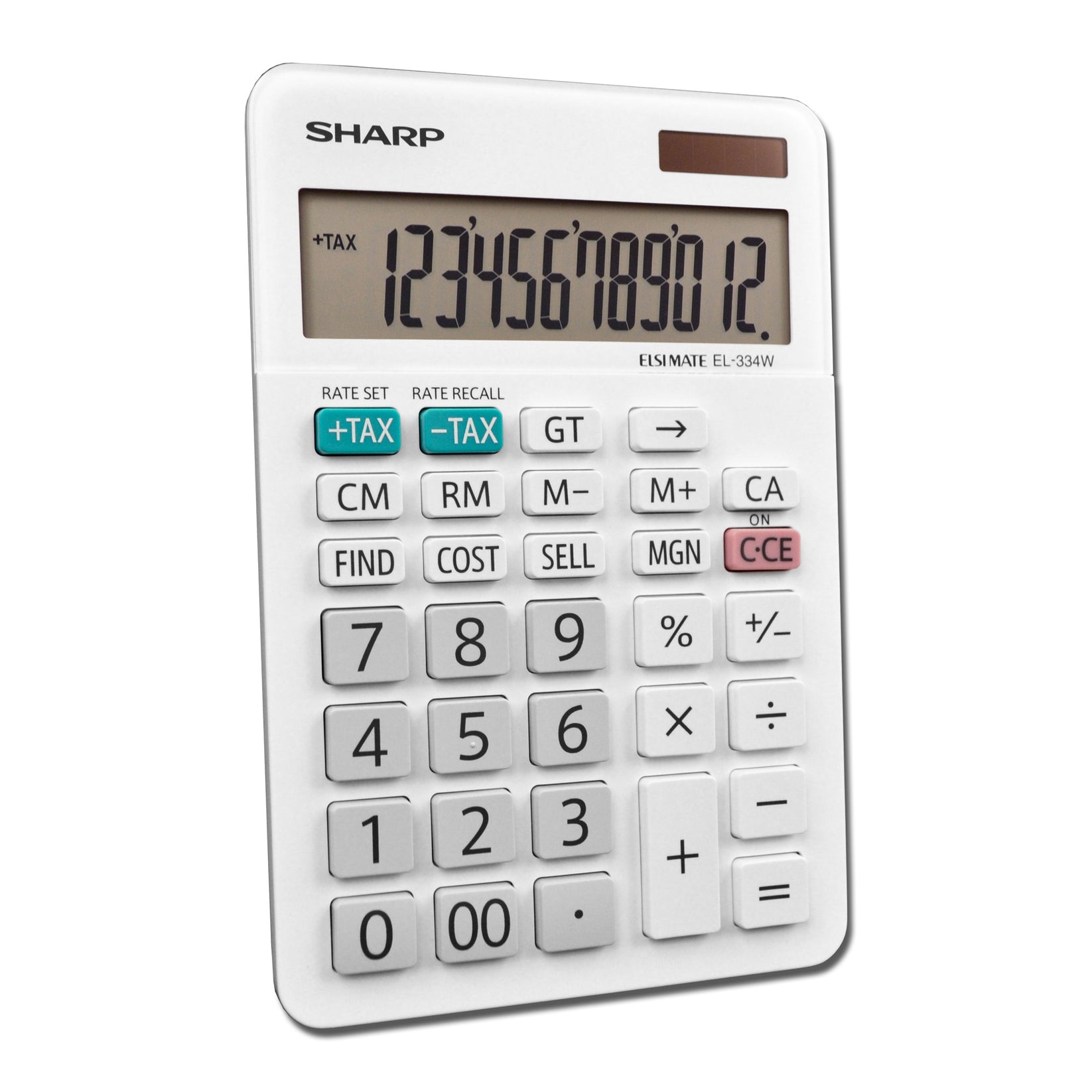 12 Digit Professional Large Desktop Calculator with Kick Stand Display – sharpcalculators