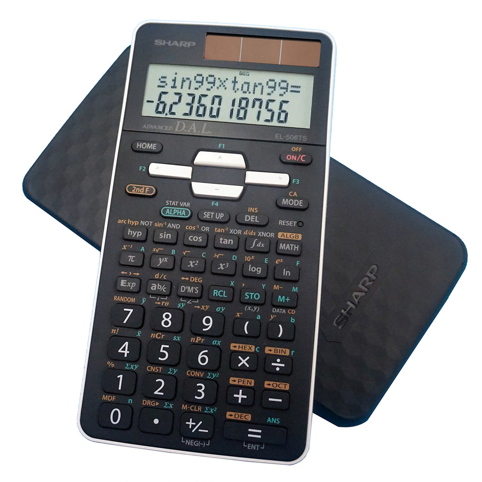 Advanced Scientific Calculator with 2 Line Display (EL-506TSBBW) – sharpcalculators