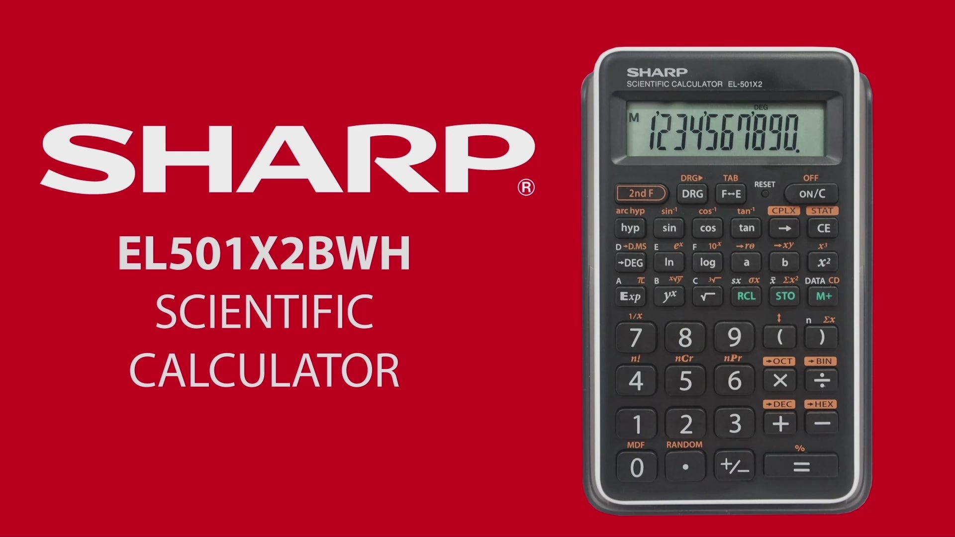 Scientific Calculator (EL-501X2BWH) – sharpcalculators
